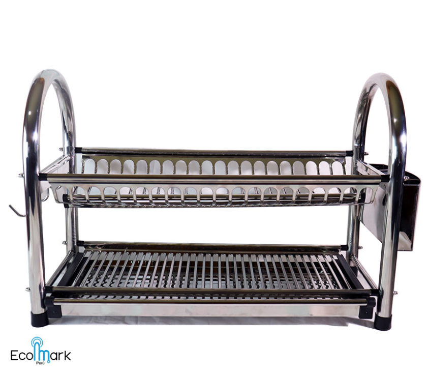 Escurridor Acero Inoxidable 2 Niveles Solangel - ECOMARKPERU
