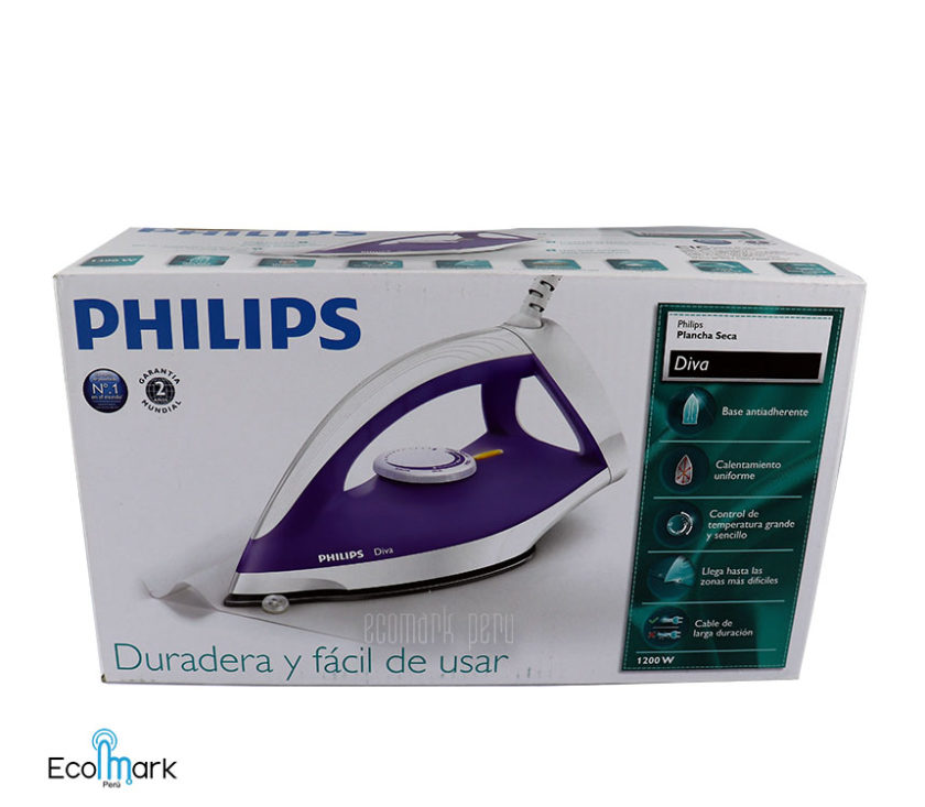 Plancha Seca Philips Diva 1200watts - ECOMARKPERU