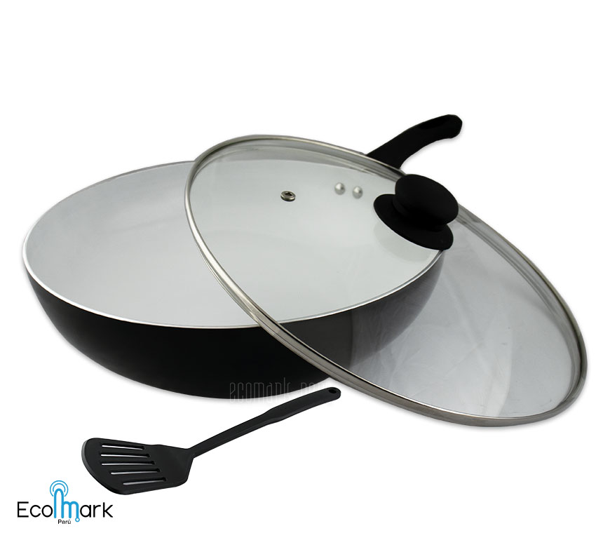 Sartén Wok Antiadherente Cerámica Reality 30cm - ECOMARKPERU