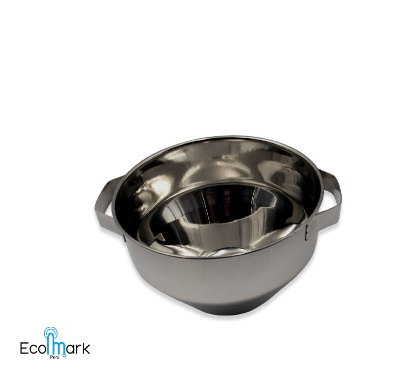 Tazón Acero Inoxidable dos Asas 500-600ml - 777 - ECOMARKPERU