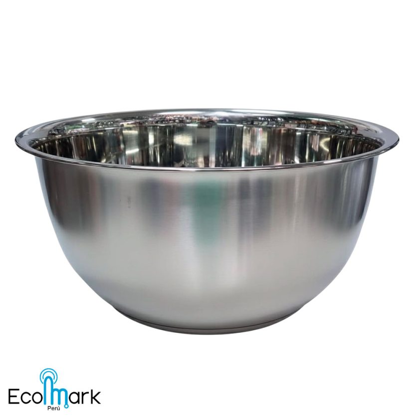 Bowl Tazón Acero inoxidable Gaspar 36 cm - ECOMARKPERU